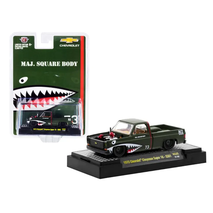 M2 Machines 1/64 Scale 1973 Chevrolet Cheyenne Super 10 Pickup Truck ...
