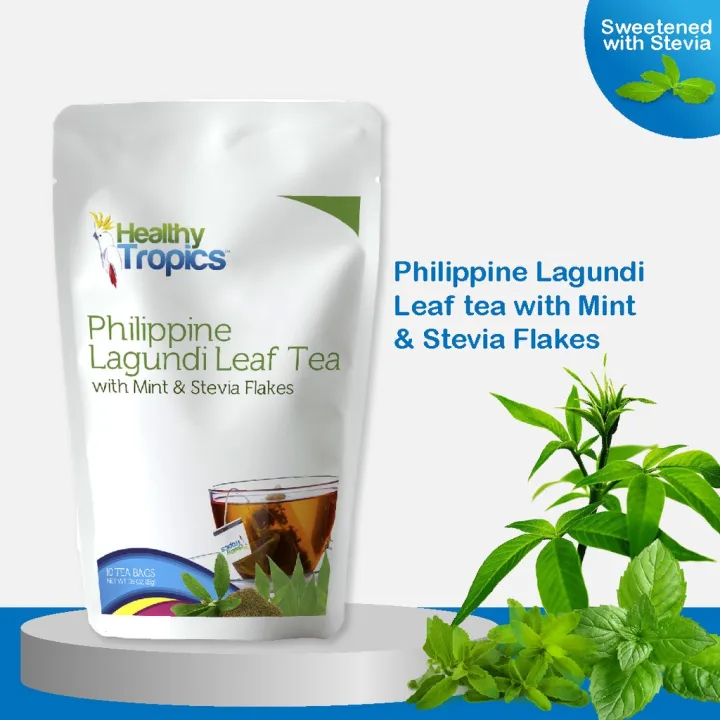 Healthy Tropics Lagundi Leaf Tea with Mint and Stevia Flakes | Lazada PH