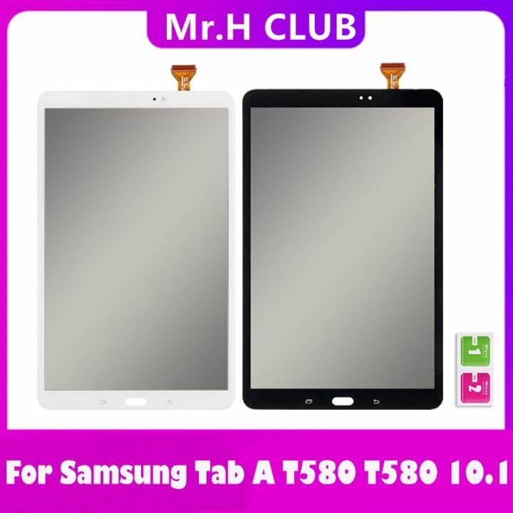 ใหม่10.1 ''นิ้วสำหรับ Galaxy Tab A 10.1 T580 T585 SM-T580 SM-T585เซ็นเซอร์ดิจิไทเซอร์หน้าจอ ...