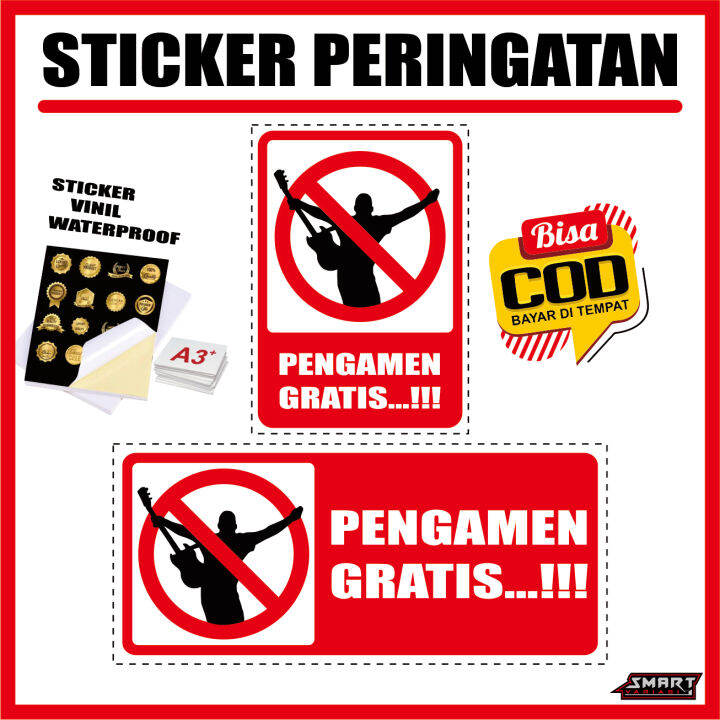 STIKER TULISAN / LOGO RAMBU PENGAMEN GRATIS | STICKER TULISAN / LOGO ...