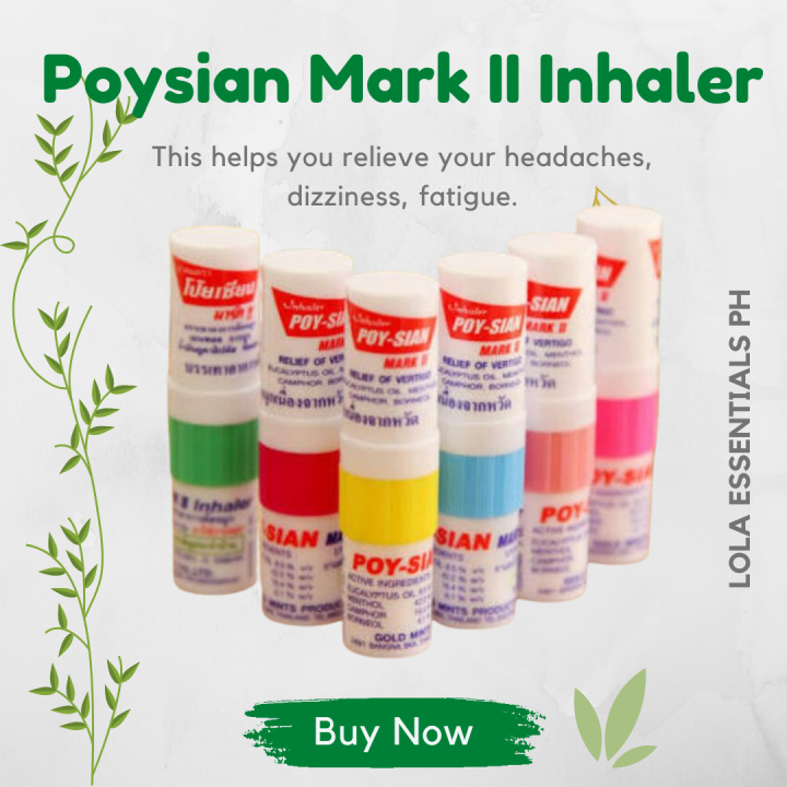 Poysian Thailand Mark II Nasal Inhaler 2 in 1 | Lazada PH