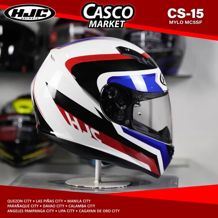 HJC CS15 RAKO FULL FACE SINGLE VISOR MOTORCYCLE HELMET | Lazada PH