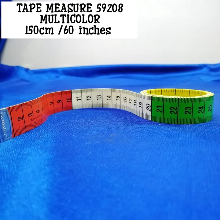 TAPE MEASURE #59208 FOR SEWING AND BODY MEASUREMENT MULTICOLOR 150CM-60 INCHES | Lazada PH