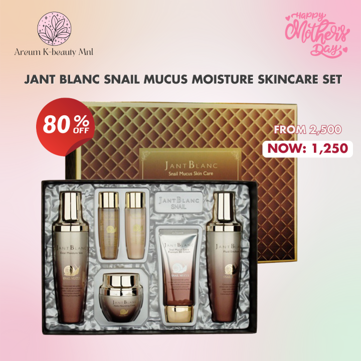 Jant Blanc Snail Mucus Skincare set | Lazada PH