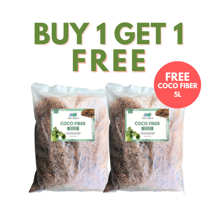 Buy 1 Coco Fiber 5L Get 1 Free by Plant Culture Ph | Lazada PH