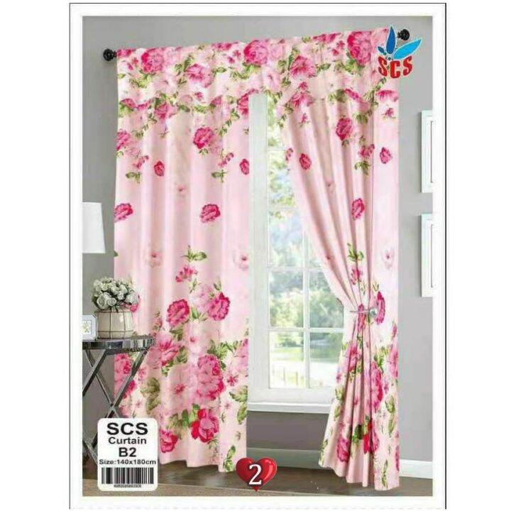 SCS B2 Makapal Good Quality curtain (140 * 180cm) COD | Lazada PH
