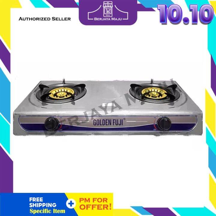 Golden Fuji 2 Burner Gas Cooker Stove GF-1212 | Lazada