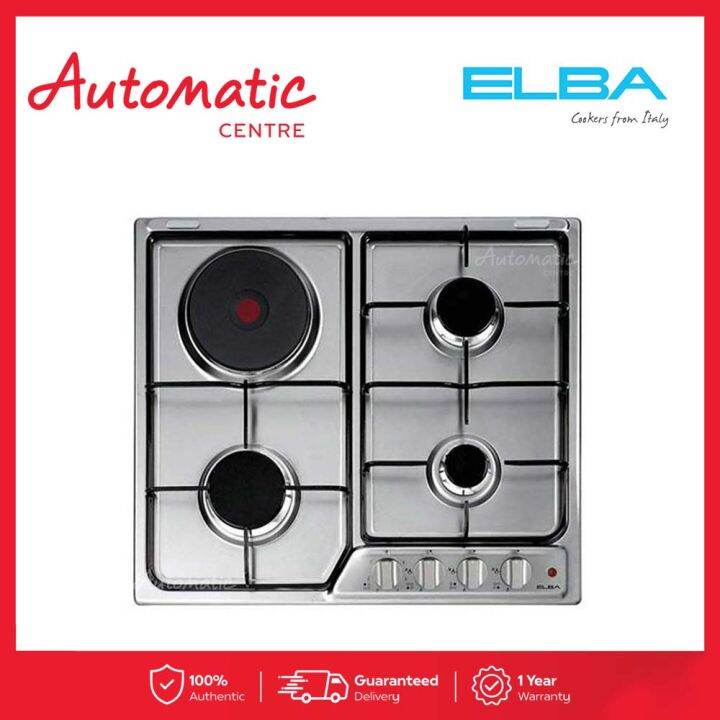 Elba E 260-310 XD 60cm Built-In Hob with 3 Defendi Gas Burners and 1 ...