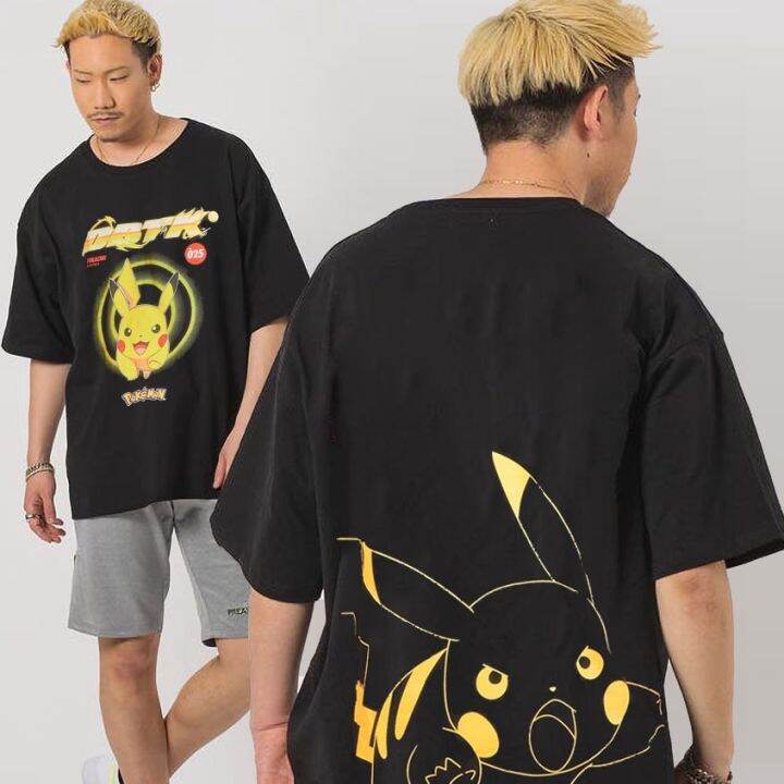 READY STOCK DBTK X POKEMON PIKACHU oversize t shirt Cotton Tshirt Short ...