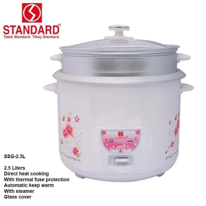 Standard Automatic Rice Cooker 2.5 Liters (Good for 20 persons) (SSG-2 ...