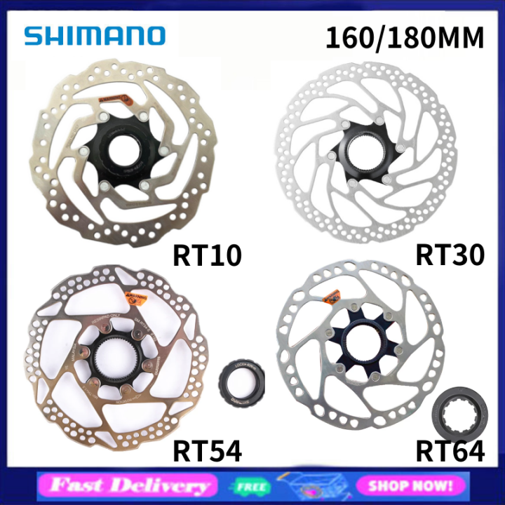 SHIMANO จานเบรคโรเตอร์ SM RT10 RT26 RT30 RT54 RT56 RT64 CENTER LOCK ชุด ...