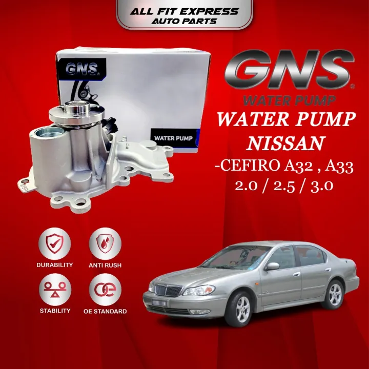 NISSAN CEFIRO A32 / A33 2.0 / 2.5 / 3.0 GNS WATER PUMP 100% ORIGINAL ...