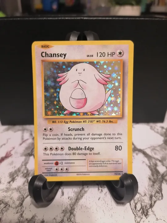 Pokemon: Chansey Holo Rare 70/108 Pokemon TCG | Lazada PH