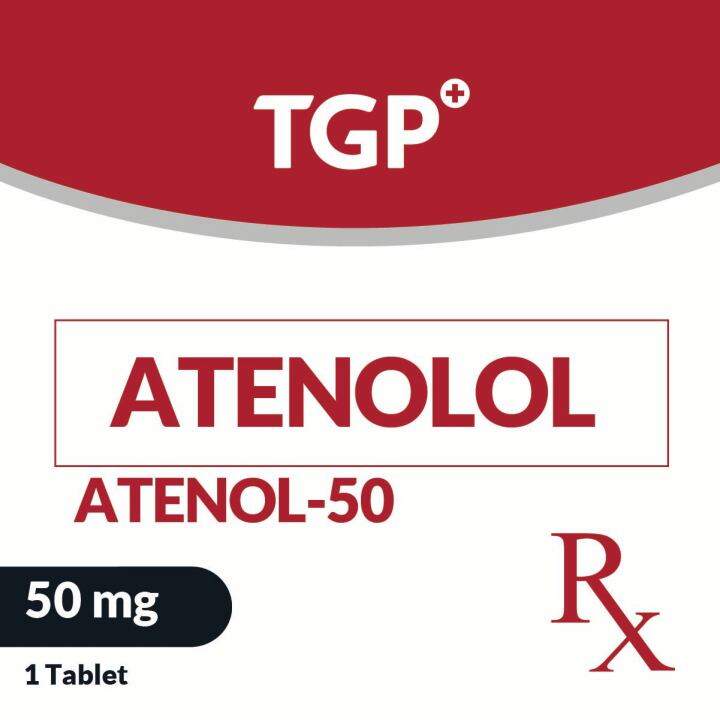 Rx: ATENOL-50 Atenolol Tab 50mg | Lazada PH