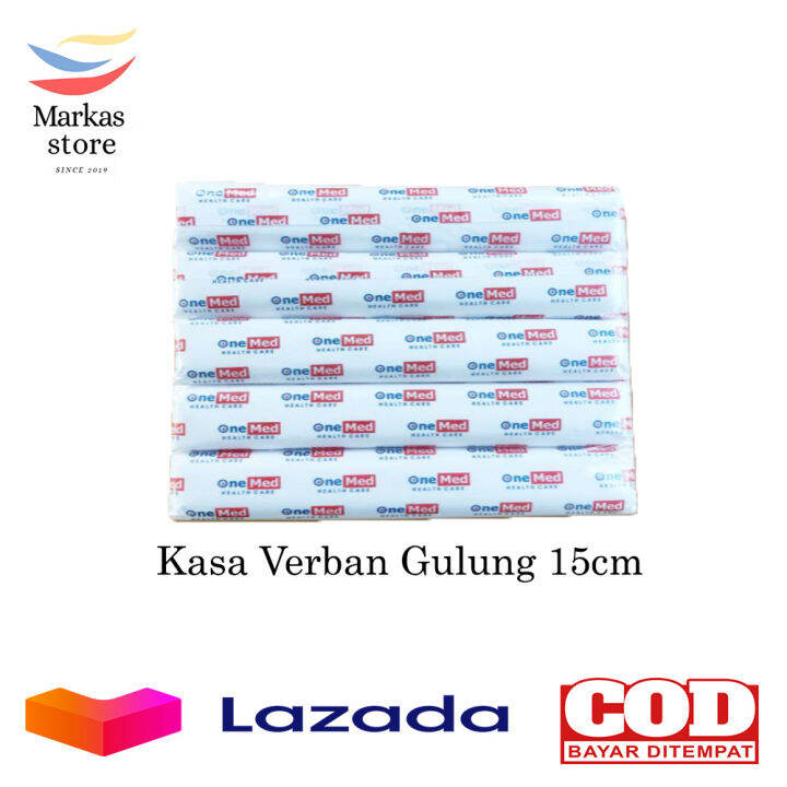 Kasa Verban Gulung 15cm Kassa Kain Perban Pembalut 15 cm Onemed 5 Roll ...