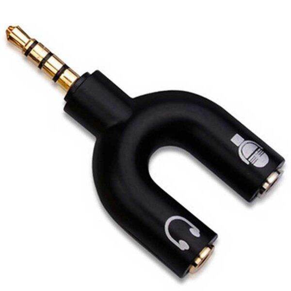 COLOKAN JACK PENYAMBUNG SPLITTER MIC DAN SPEAKER EARPHONE HEADSET ...