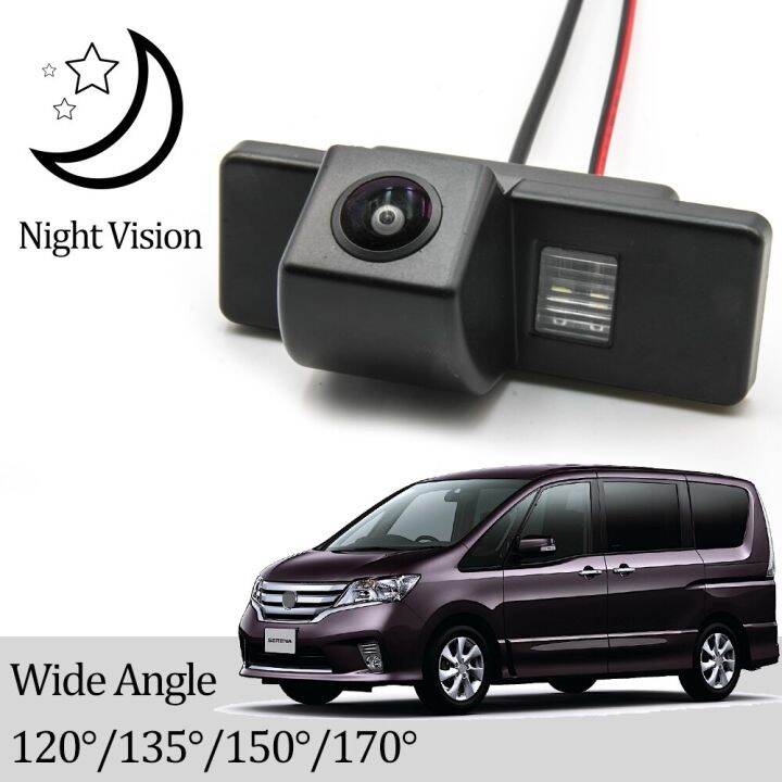 CCD HD AHD Fisheye Rear View Camera For Nissan Serena MkIII C25 MkIV ...