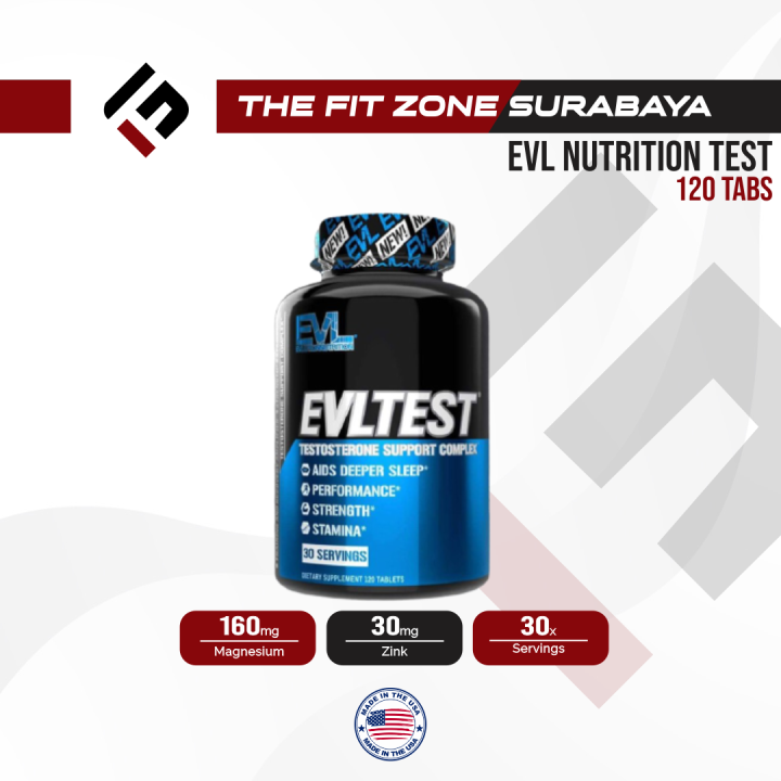EVL Test 120 Tablet 30 Serving Testosteron Booster The fit gym store ...