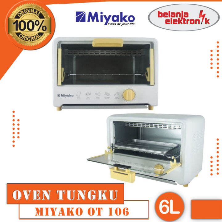 OVEN MIYAKO TUNGKU PEMANGGANG OT 106 6 LITER MICROWAVE | Lazada Indonesia