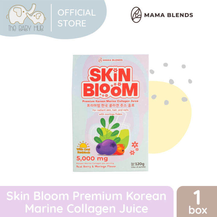 Mama Blends Skin Bloom Premium Korean Marine Collagen Juice | Lazada PH
