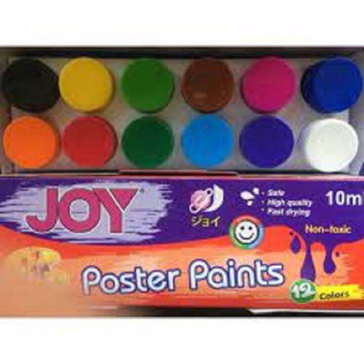 Poster Paint Joy 12 Colors | Lazada PH