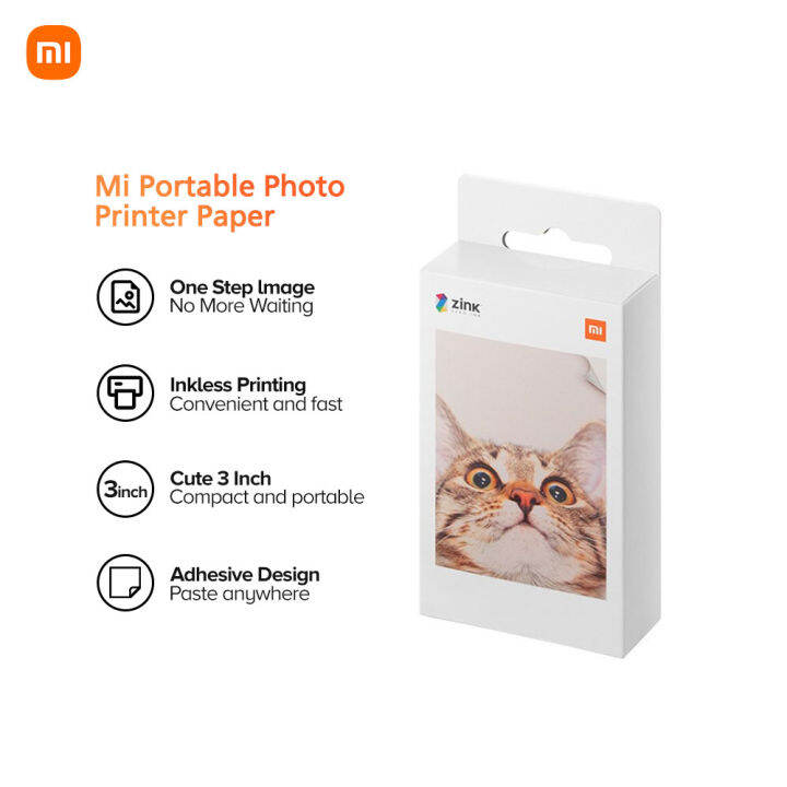 Xiaomi Mi Portable Photo Printer Paper Self-Adhesive Sticker Photo ...