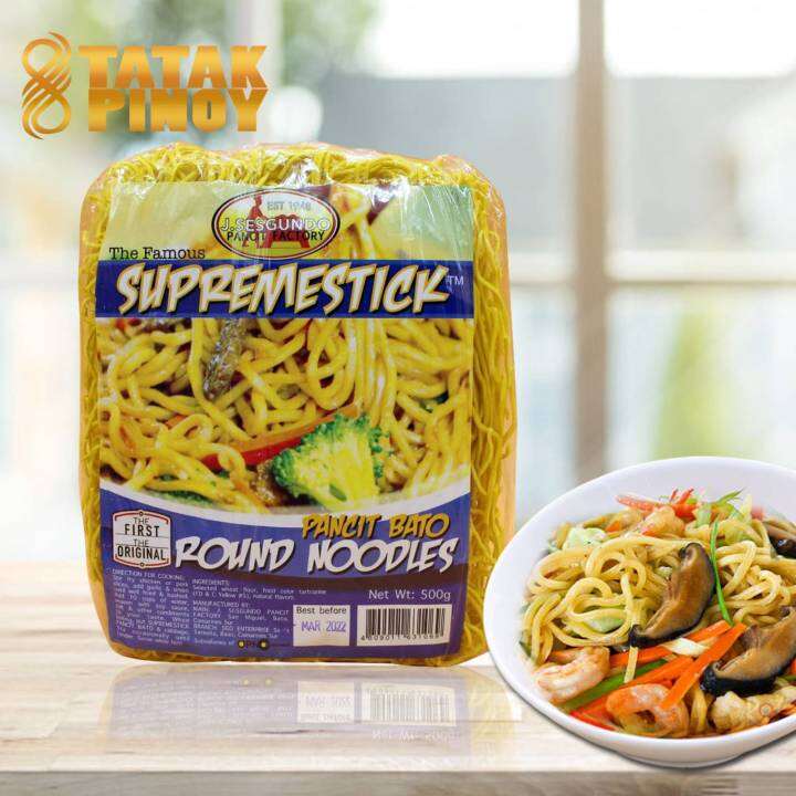 TATAK PINOY Healthy Delicious Noodles SuprimeStick Pansit Bato Round ...