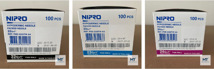 ยกกล่อง เข็ม Nipro เบอร์ 18-27G ความยาว 1 นิ้ว | Lazada.co.th