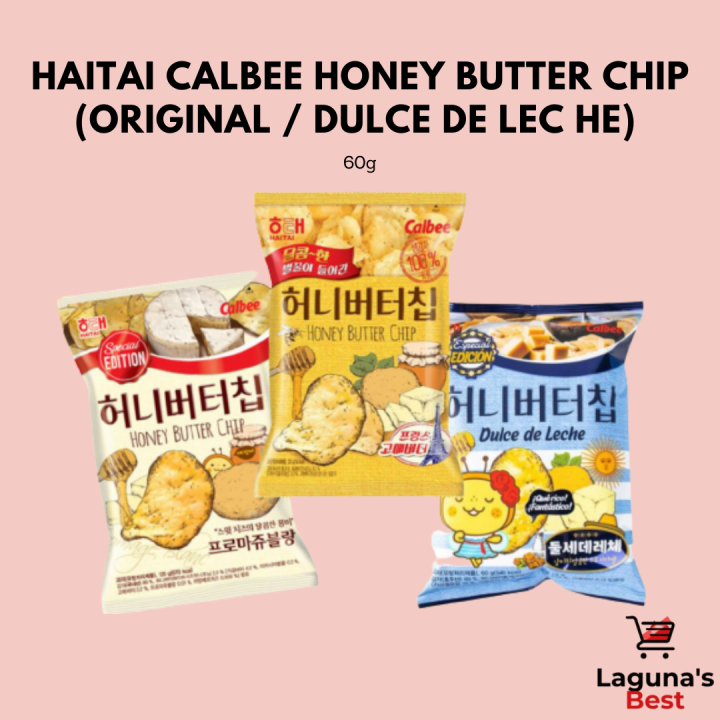 Haitai Calbee Honey Butter Chip (Original / Dulce de Lec he) 60g ...