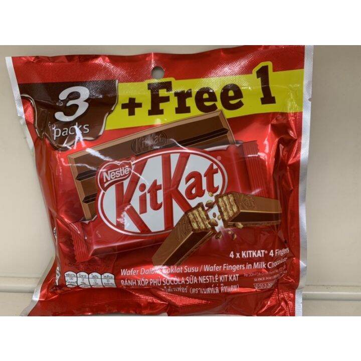 chocolate SALE KIT KAT 3+1 PROMO NESTLE 4 FINGERS 140g | Lazada PH