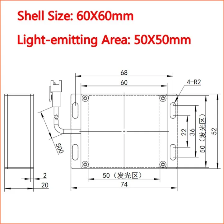 24V Machine Vision Inspection LED Backlight Detection And Recognition ...