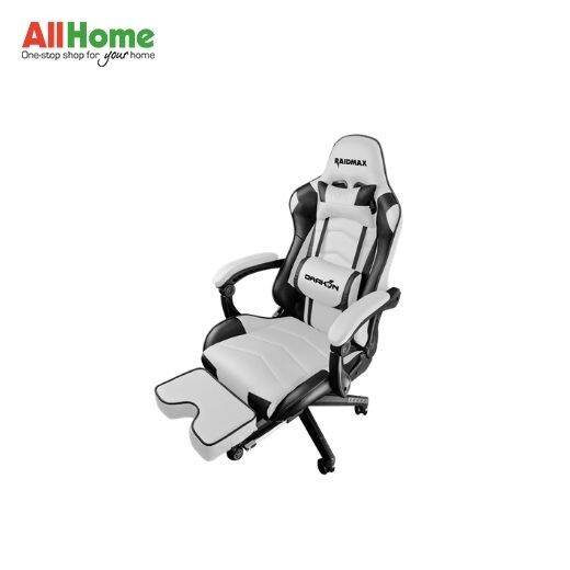 RAIDMAX DK709 Gaming Chair With Footrest White | Lazada PH
