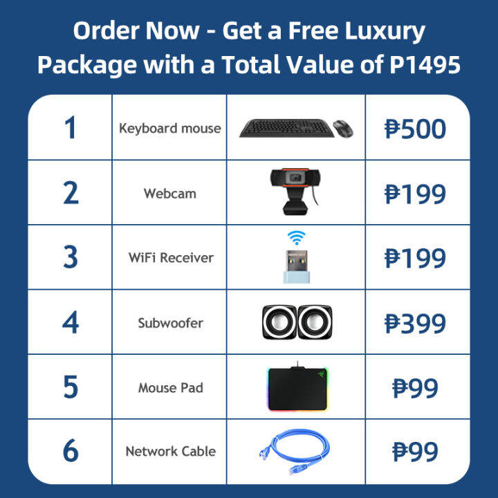 VOVOVA Desktop Computer set pc Inter i7 Full Set PC Set Gaming ...