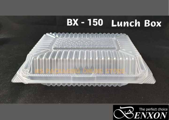 BENXON BX-150 Medium PP Lunch Box [ 100pcs± ] Disposable Plastic Food ...