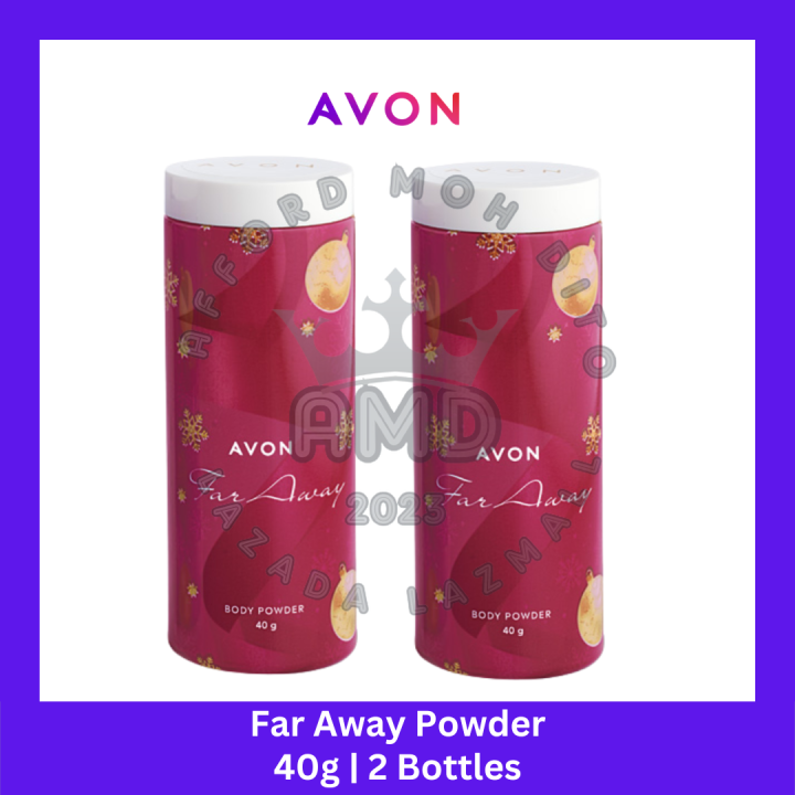 AVON Far Away Powder 40g ( 2 Bottles ) | Lazada PH
