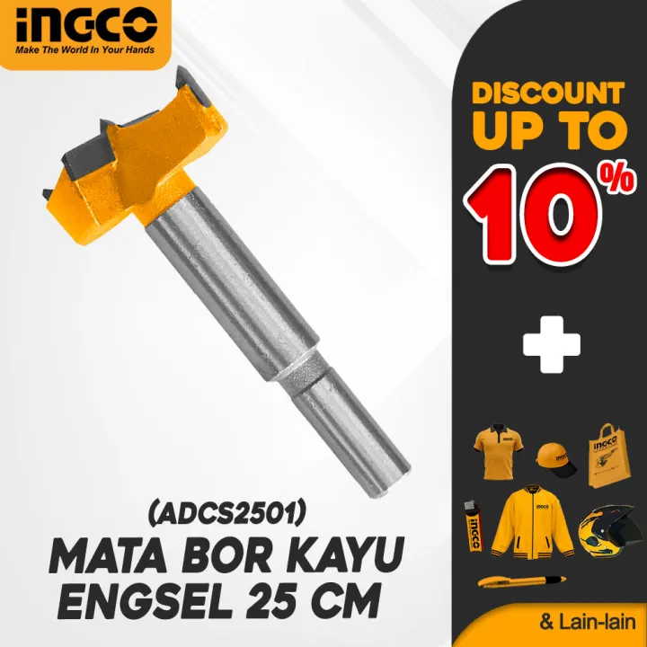 MATA BOR KAYU ENGSEL SENDOK GELAP 25MM FORSTNER DRILL BIT TAHAN LAMA ...