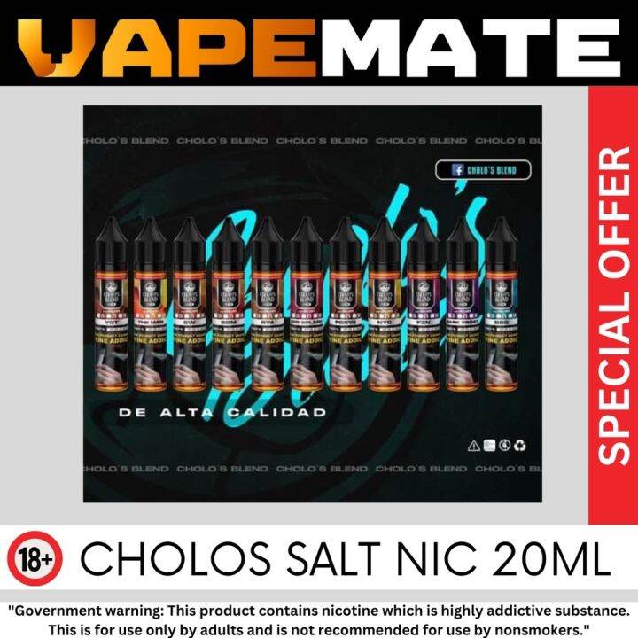 【COD】 Cholos Blend High Nic 101 Legit vape | Lazada PH