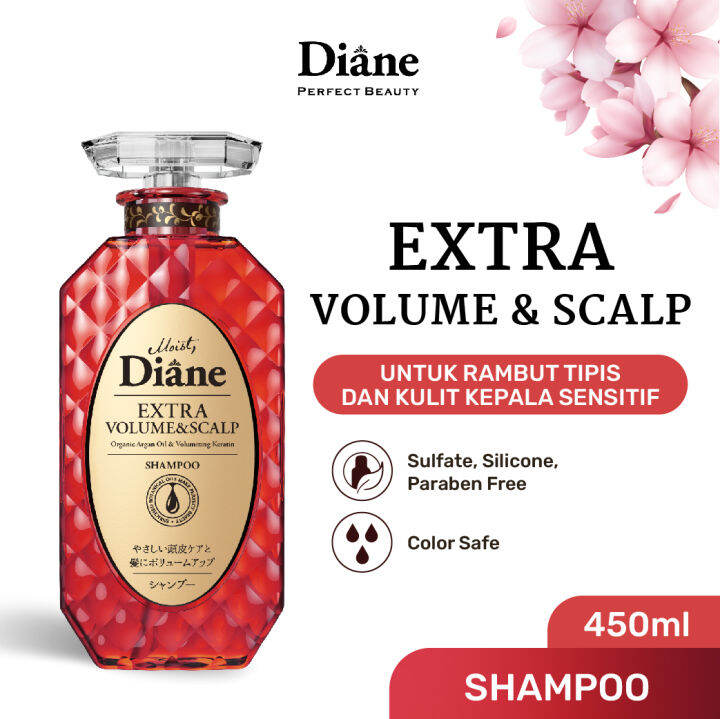 Moist Diane Extra Volume and Scalp Shampoo 450ML | Lazada Indonesia