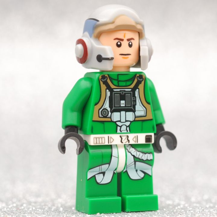 𝘗𝘓𝘖𝘠𝘉𝘙𝘐𝘊𝘒 - Rebel Pilot A-wing Green Star Wars - LEGO® Minifigures ...