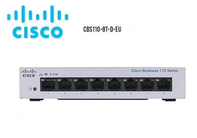 Gigabit Switching Hub 8 Port CISCO CBS110-8T-D-EU (WARRANTY Life Time ...