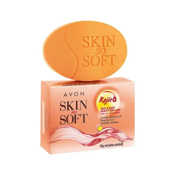 Skin So Soft Perfectly Even with 99% Kojic + Vitamin E Bar Soap 90g ...