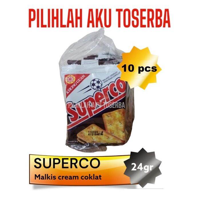 Biskuit Khong Guan SUPERCO RENCENG Malkist Cokelat - (HARGA 1 RENCENG ...