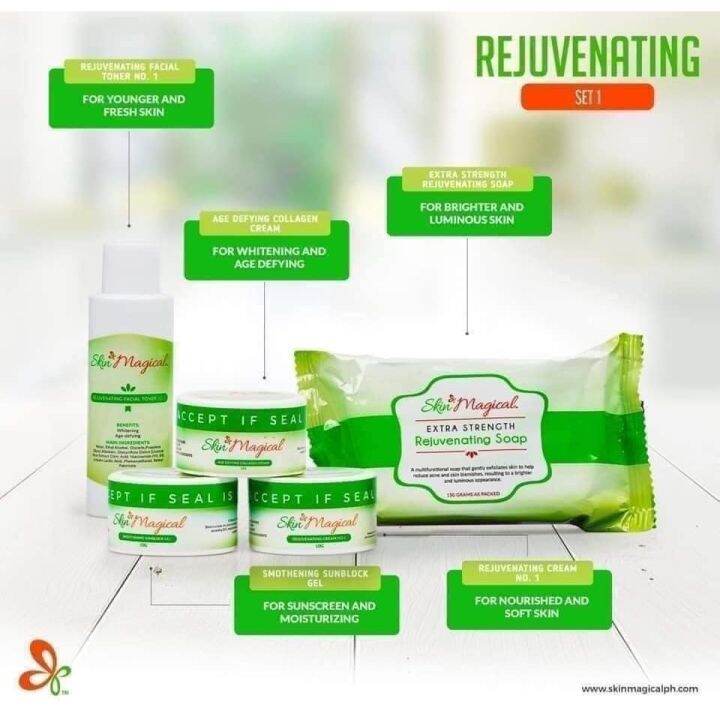 【COD】Hot Rejuvenating Set 1 by Skin Magical (100 Original) | Lazada PH