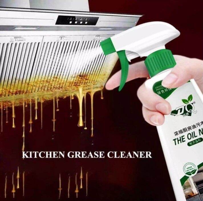 Kitchen Oil Stain Cleaner, Multi-Purpose Non-Toxic & Grease-Free Foam ...