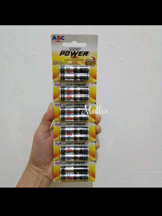 BATU BATERAI ABC AAA (A3) SUPER POWER ISI 12 PCS | Lazada Indonesia