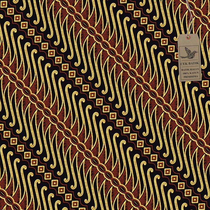 kain batik - Motif Prang Pancing Prada Jawa Berlapis Emas/Gold (Ukuran ...