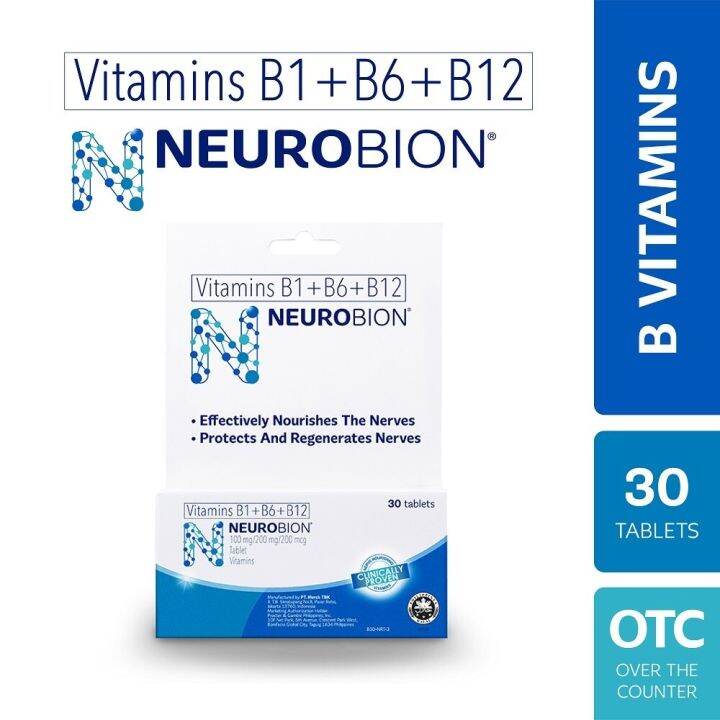 NEUROBION Neurobion Tablet 100mg X 30 Box | Lazada PH