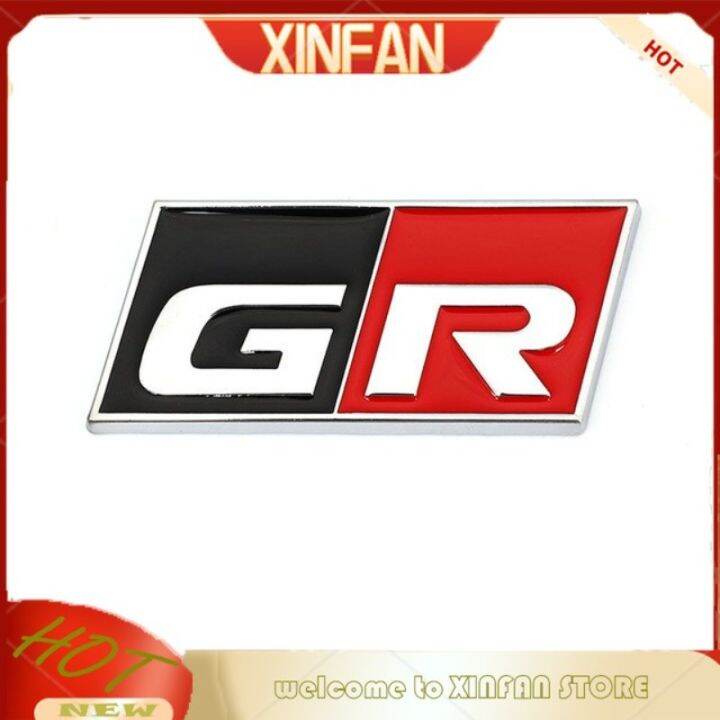 XINFAN Car Sticker GR Sport Logo Decal GR Logo Sticker | Lazada PH