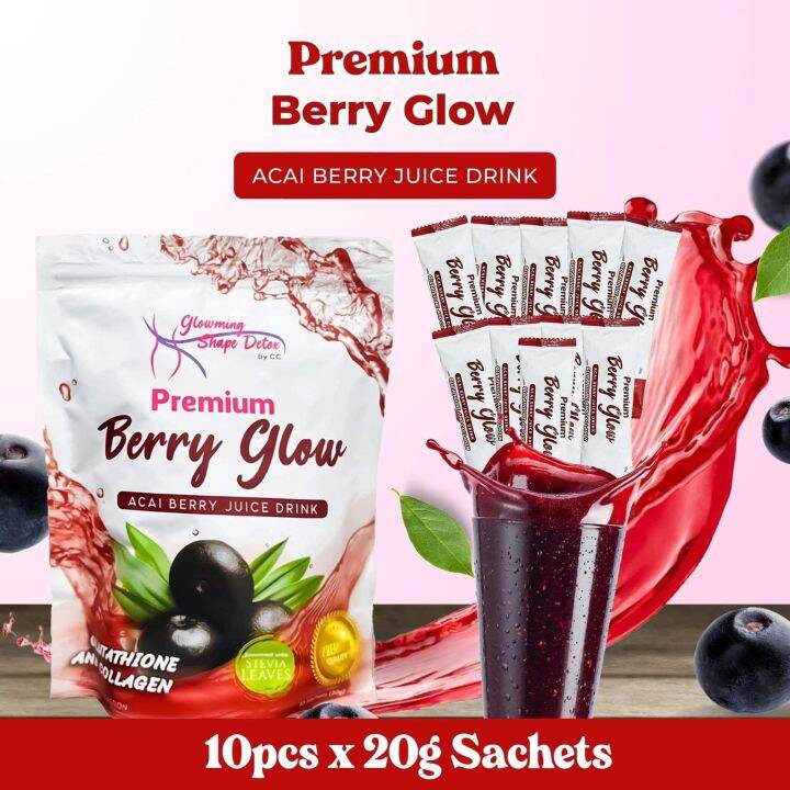Glowming's Premium Berry Glow Acai Berry Juice Drink | Lazada PH