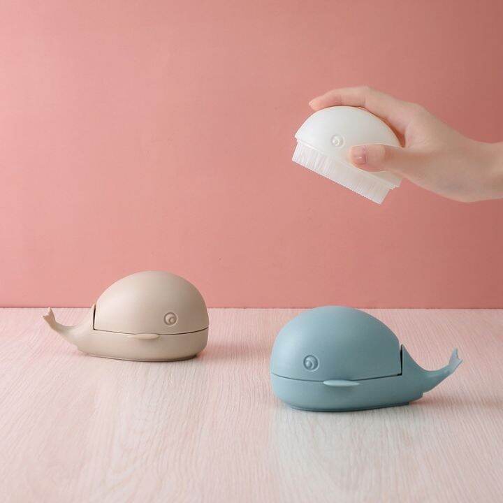 Cute Whale Soft Scrubber for laundry clothes shoes surfaces | Lazada PH
